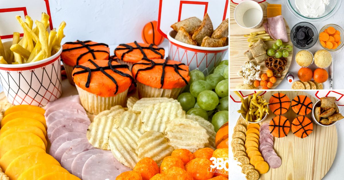 Basketball Charcuterie Board Recipe - 3 Boys and a Dog