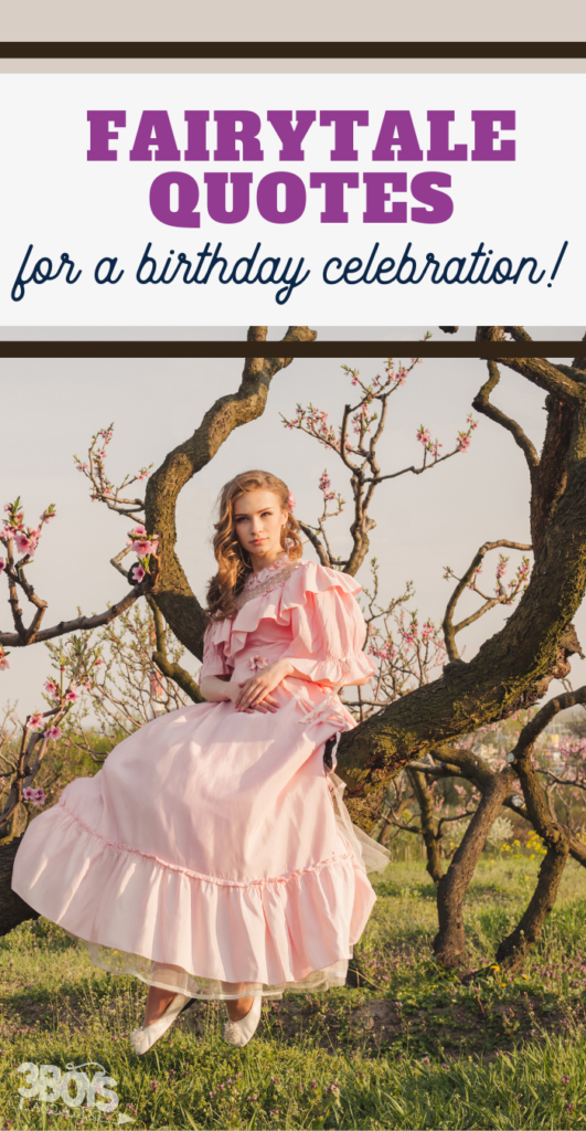 Fairytale Birthday Quotes for a Magical Celebration - 3 Boys and a Dog