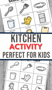 Kitchen Scavenger Hunt Sheets - 3 Boys and a Dog