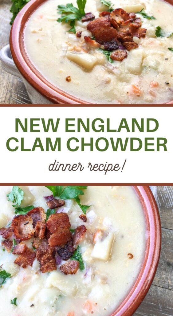 New England Clam Chowder Recipe - 3 Boys and a Dog