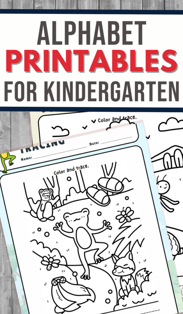 Alphabet Stories for Kindergarten: Printables & Learning Packet