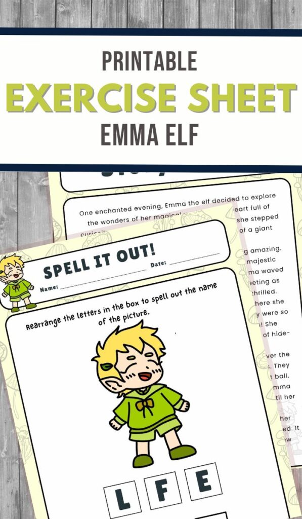 Letter E Story Printable Packet - 3 Boys and a Dog