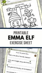 Letter E Story Printable Packet - 3 Boys and a Dog