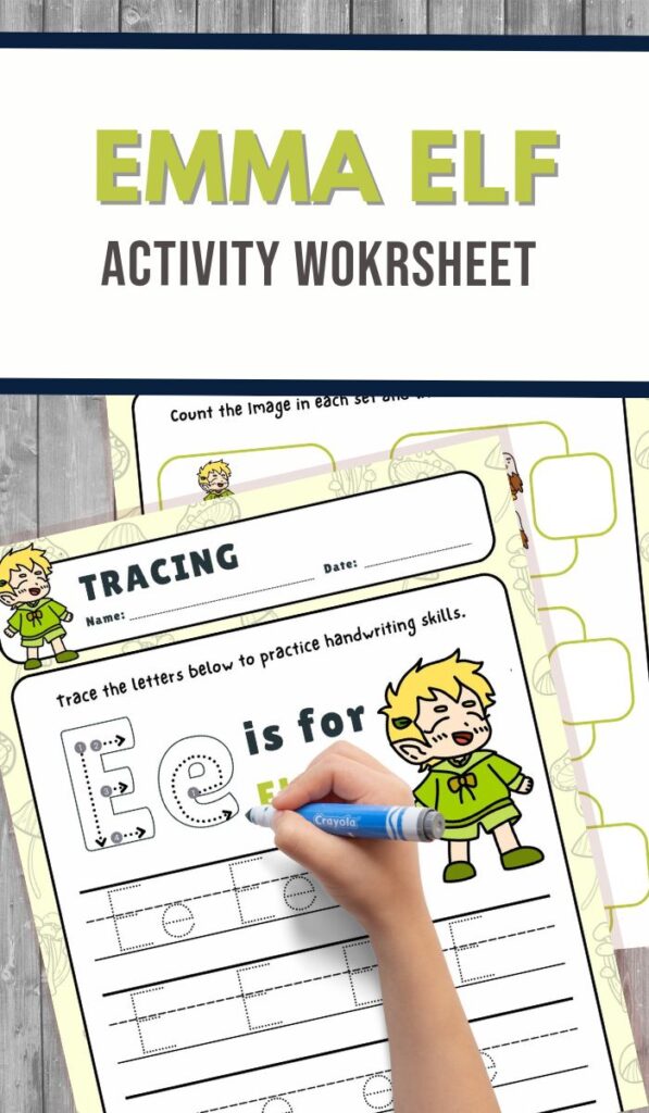 Letter E Story Printable Packet - 3 Boys and a Dog