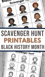 Black History Month Scavenger Hunt Worksheets - 3 Boys and a Dog