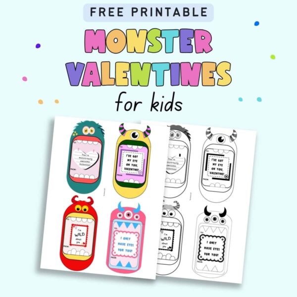 Valentine Crafts and Free Printable for Kids