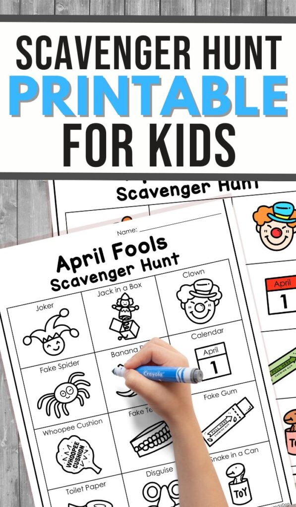 April Fool's Scavenger Hunt - 3 Boys and a Dog