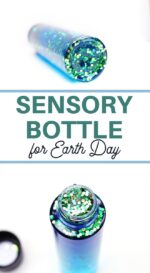 Earth Day Sensory Bottle - 3 Boys and a Dog
