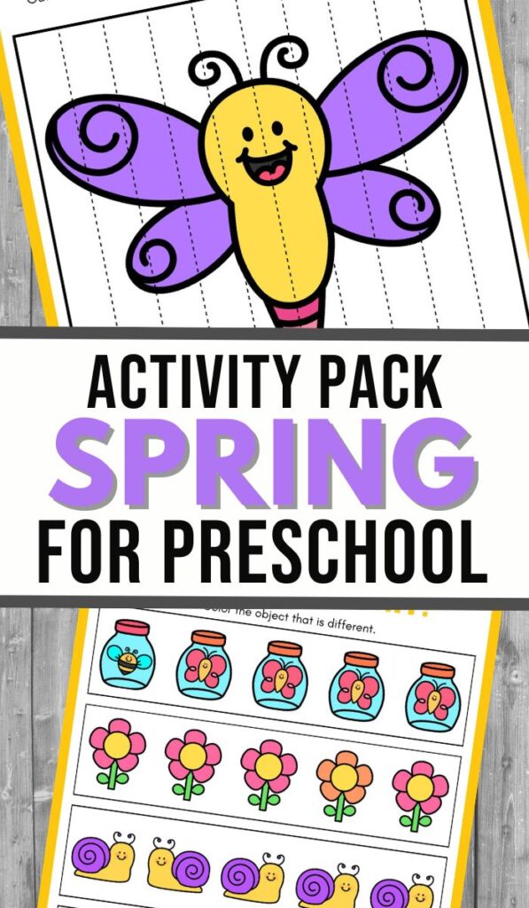 Spring Preschool Activity Pack - 3 Boys and a Dog
