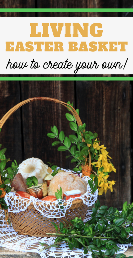 How to Create a Stunning Living Easter Basket
