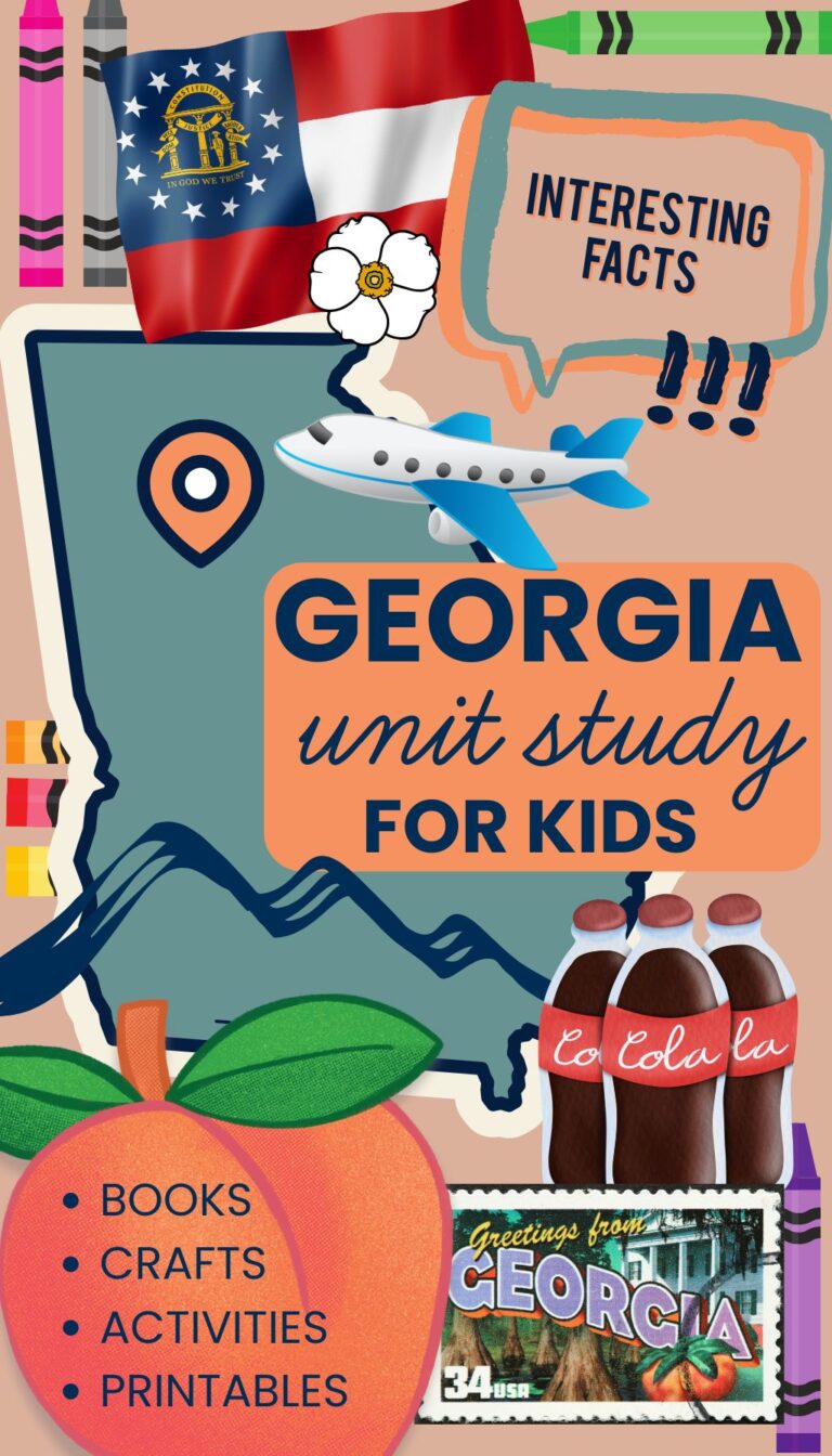 Georgia Activities for Kids: Homeschool Crafts, Books & Printables