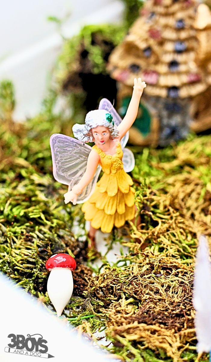 Fairy Tale Sensory Bin - 3 Boys and a Dog