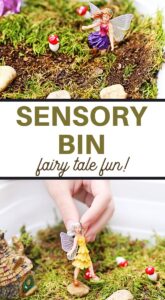 Fairy Tale Sensory Bin - 3 Boys and a Dog