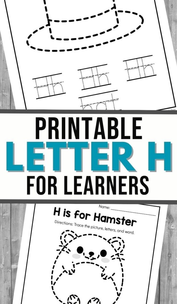 Letter H Worksheets - 3 Boys and a Dog