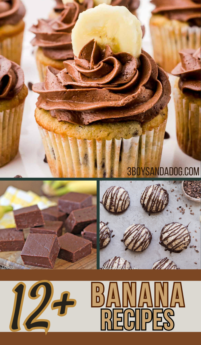 Chocolate Covered Banana Recipes - 3 Boys and a Dog