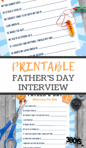 Father’s Day Interview for Kids - 3 Boys and a Dog