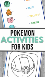 Pokemon Activity Sheets - 3 Boys and a Dog