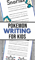 Pokemon Writing Activity - 3 Boys and a Dog