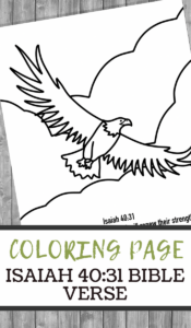 Isaiah 40:31 Bible Verse Coloring Page - 3 Boys and a Dog