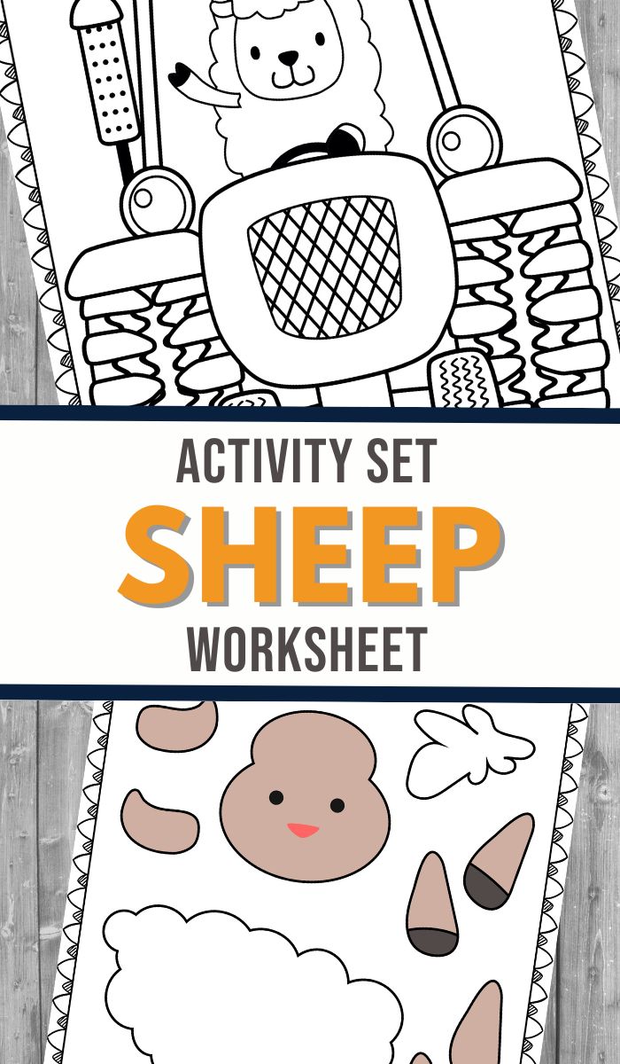 Sheep Activity Printable Set - 3 Boys and a Dog