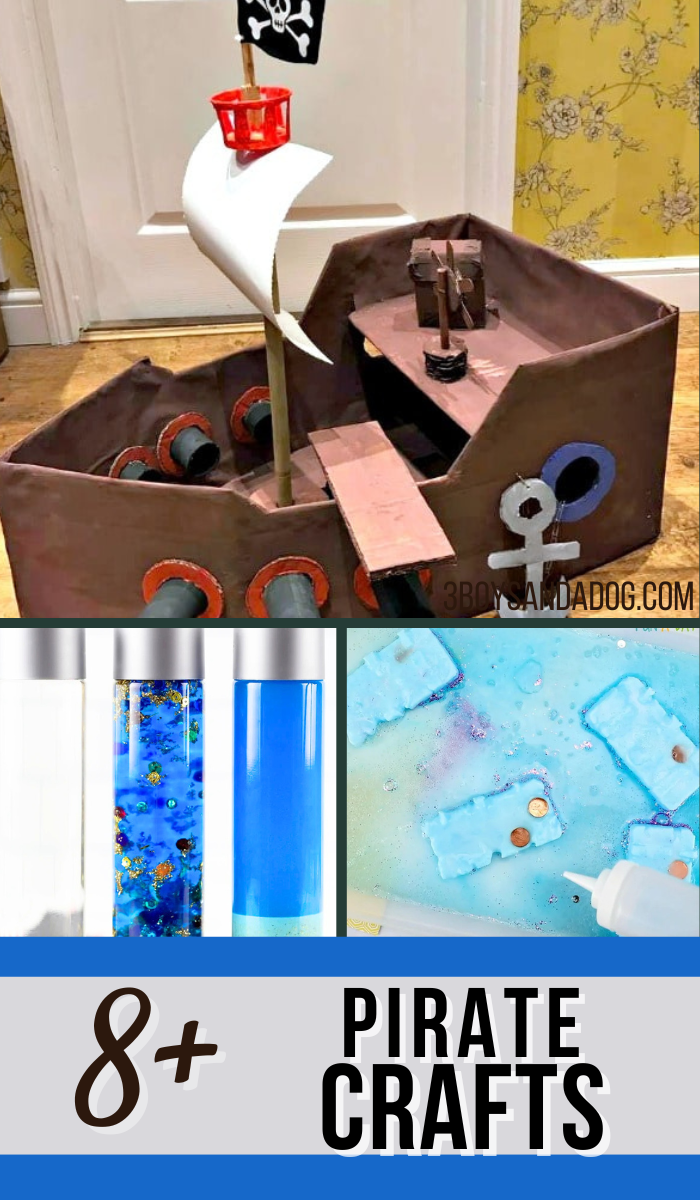Pirate Crafts for Kids - 3 Boys and a Dog
