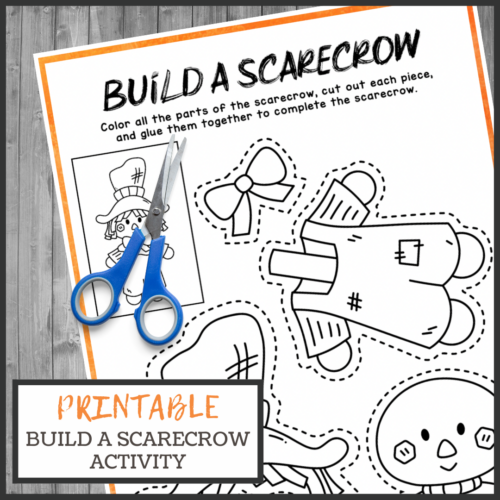 Build a Scarecrow Printable - 3 Boys and a Dog