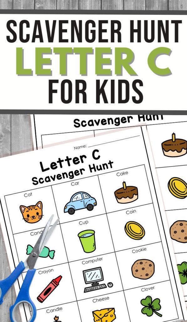 Letter C Scavenger Hunt Printable - 3 Boys and a Dog