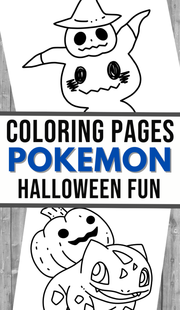 Halloween Pokemon Coloring Pages - 3 Boys and a Dog